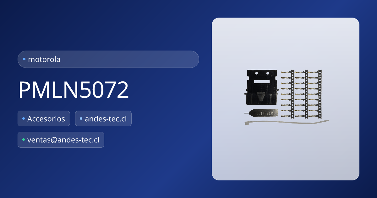PMLN5072 | Arriendo y Venta de Radios Motorola | Andes-TEC ® | Andes Tec